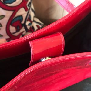 Harrods | Bags | Harrods Red Patent Leather Purse | Poshmark